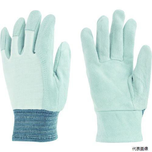 【特長】 ●良質の牛床革を使用した手袋ですので、耐摩耗性に優れており使うほど手になじみます。 ●丈夫で傷や摩擦に強い床革を使用しており、重作業にも適しています。 ●甲部に通気性の良いメリヤスを使用しているためムレを軽減します。 ●手首部にジ...