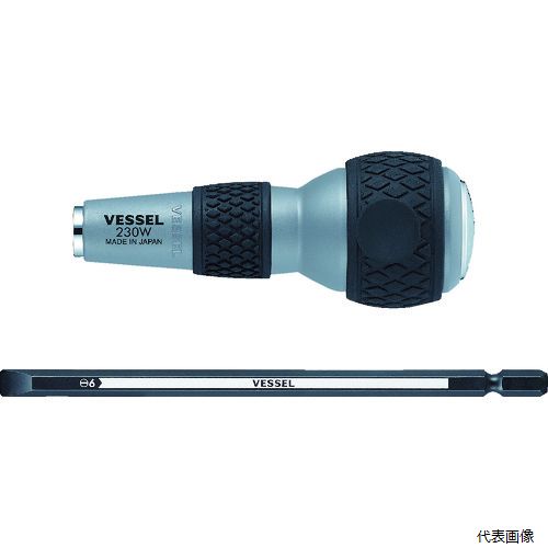 【特長】 ●ビット(対辺6.35mm)を交換できる貫通ドライバーです。 ●25mm径の大型ナットを使用しているので、ハンマーで叩きやすいです。 ●付属の替ビットは、電動ドライバーにもご使用いただけます。 【用途】 ●電気工事・内装、外装施工...