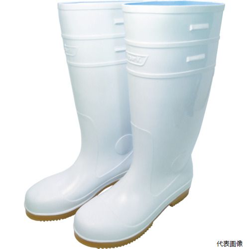 【特長】 ●つま先ワイドで履き心地良好です。 ●水・油などのある床面で滑りにくいです。 【用途】 ●建設業に。 ●食品工場に。 【仕様】 ●寸法(cm)：26.0 ●足幅サイズ：EEE ●靴丈(cm)：40.0 ●色：ホワイト ●US(アメ...