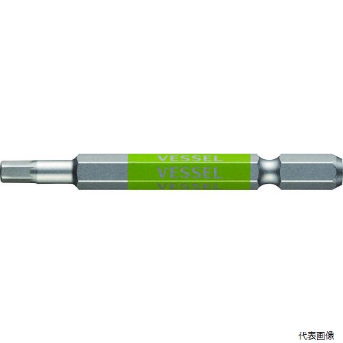【特長】 ●六角穴付きボルト、六角穴付き止めねじ用のビットです。 ●10色カラーでサイズを色分けし、ビットが選びやすくなっています。 ●ビット材はダイハード鋼（最高硬度HRC62）を使用しています。 ●強くてしなやかなで耐久性は抜群です。 ...