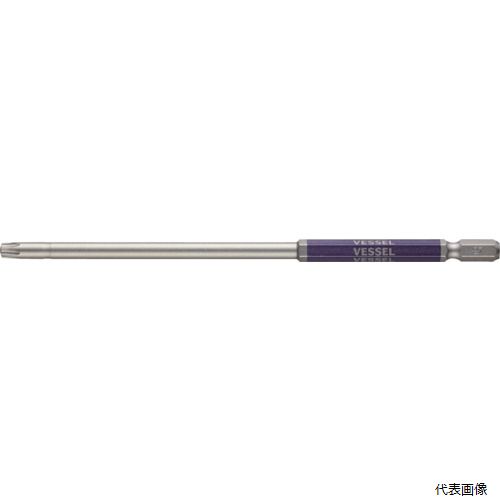 【特長】 ●トルクス［［R下］］独特なネジ穴形状にフィットする世界標準の寸法で加工しています。 ●正式ライセンスをもとに製造するトルクス［［R下］］ビットです。 ●剛彩ビット用に開発した印刷機により六角面すべてにカラー印刷、塗装品のようなに...