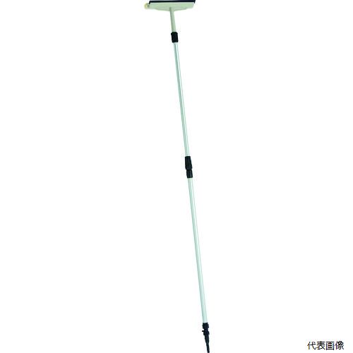 【特長】 ●スポンジ＋水切りで窓をピカピカにできます。 【仕様】 ●長さ(mm)：1280〜2000 ●幅(mm)：270 ●縦(mm)：1280〜2000 【材質／仕上】 ●ハンドル（柄）：アルミ合金（φ約22/25mm） ●ハンドル固定...