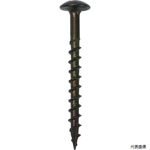 【特長】 ●樋受金具の釘穴にも打てるねじ径3.5mmを採用しています。 【用途】 ●樋受金具の取り付けに。 【仕様】 ●寸法(mm)d：3.5 ●全長(mm)：32 ●ねじ部長さ(mm)：26 ●頭部径(mm)：8.5 ●適合ドライバー：プ...