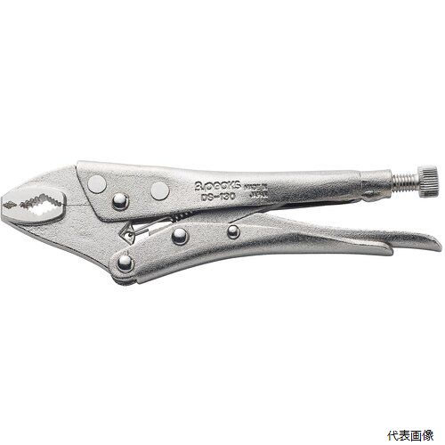 【特長】 ●ねじ頭をつかんだ後、固定できるロック付です。 ●六角棒レンチで増し締めが可能です。 ●くわえ部はすべて独自設計のダイヤ型とし、計3カ所のくわえ部で、3点支持で確実につかみます。 ●頭部取付角度を水平にしたことにより、振り幅が狭く...