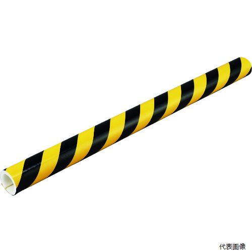 【特長】 ●トラ柄が事前の注意喚起を促し、クッションが追突時の衝撃を緩和します。 ●各種パイプやポールなどに工具不要で簡単に設置できます。 【用途】 ●人とパイプの保護に。 【仕様】 ●色：黄/黒 ●長さ(m)：1 ●厚さ(mm)：10 ●...