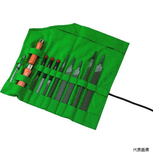 【特長】 ●検定用のヤスリセットです。 【用途】 ●技能検定試験用。 ●鉄をはじめ、あらゆる金属の加工に。 【仕様】 ●ヤスリ8本，木柄2本のセットです。 【セット内容／付属品】 ●HI200KT2、HI200KT3、HI250KT2、KA...