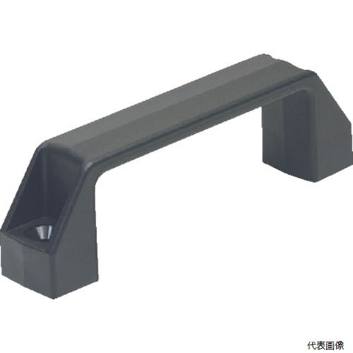 【特長】 ●上部より六角穴付きボルトで取り付けます。 【仕様】 ●全長(mm)：150 ●全高(mm)：45 ●ねじ寸法：M8 ●ねじ深さ(mm)：16 ●取付ピッチ(mm)：132 ●穴径(mm)：8.5 ●色：つや消しブラック ●穴深さ...