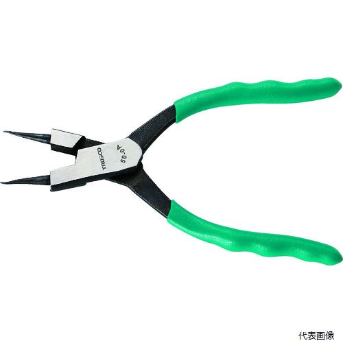 【特長】 ●握りやすさを追求したハンドル形状です。 【仕様】 ●リング使用範囲(mm)：6〜10 ●爪先端径(mm)：0.8 ●全長(mm)：160 ●爪形状：直爪 ●ばね：付 【材質／仕上】 ●本体：炭素鋼（S50C） ●爪部：クロムモリ...