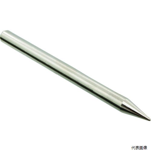 【特長】 ●やすりで加工ができる銅こて先です。 【仕様】 ●直径(mm)：φ6 ●全長(mm)：85 ●SR-60用替え銅こて先 【入数】 ●1個 他のサイズはこちら 在庫のない商品は検索に表示されない場合がございます　