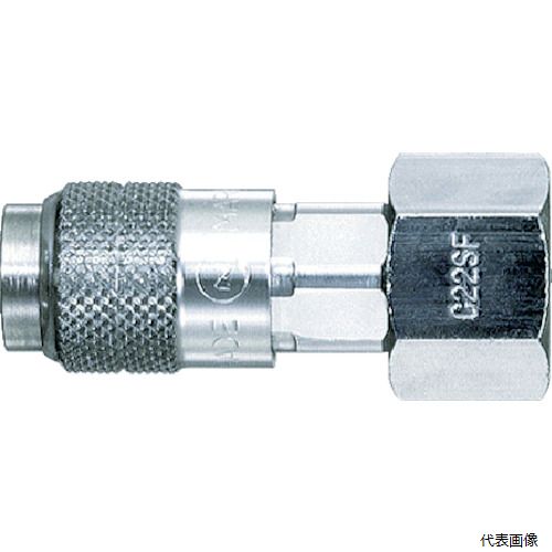 【特長】 ●誤接続防止のため、酸素用と燃料ガス用のはめ合いサイズとスリーブ色を変え安全性を追求します。 ●本体はクロムメッキ仕様で耐食性に優れ、プラグには焼き入れを施し耐久性も向上します。 【用途】 ●容器取付用 【仕様】 ●品名：酸素用ソ...