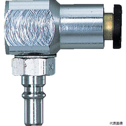 【仕様】 ●最高使用圧力(MPa)：1.0 ●使用流体：空気 ●適合チューブ外径(mm)：4 ●使用温度範囲(℃)：-20〜80 ●耐圧力(MPa)：1.5 ●片路開閉型 ●チューブフィッター付 ●備考：プラグPCL型(フィッター付) 【材...