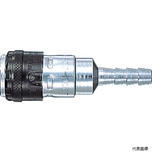 【特長】 ●ロック機構で接続後の不意による離脱を防止。 ●ワンタッチ接続式です。 ●分離防止機構で接続後の不意の分離を防止。 ●ホースを延長する際の中間継手として適しています。 ●プラグ・ソケットの接続は、押し込むだけのワンタッチ接続。 ●...