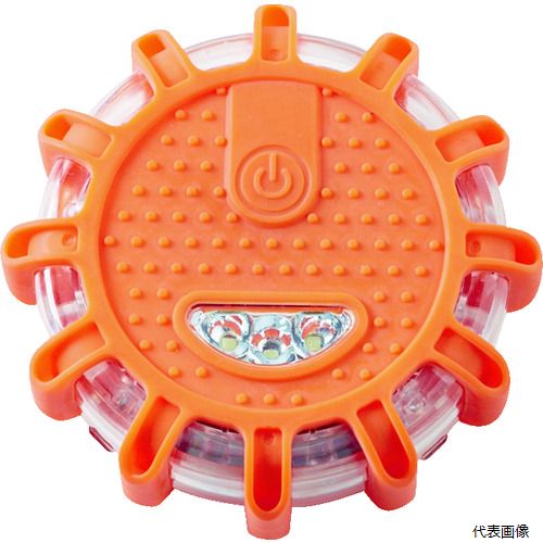 【特長】 ●点灯パターンが9種類あるので、シーンに合わせた点灯・点滅が可能です。 ●マグネットとフックが付いているので、あらゆる場所でご使用いただけます。 【用途】 ●夜間作業や暗い場所での警告灯として。 ●カラーコーンの中に入れてカラーコ...