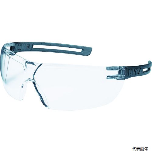 【特長】 ●軽量(23g)モデルです。 ●目元全体をカバーできます。 【仕様】 ●レンズ色：クリア ●テンプル色：透明グレー ●フレーム色：透明グレー ●レンズ厚(mm)：1.9 ●コーティング：sapphire ●防曇加工：○ ●防傷加工...