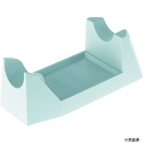 【特長】 ●ハンドピース未使用時に置台（ホルダー）として使用できます。 ●ハンドピースホルダー裏面は、専用スパナ・コレットチャックが収納できる構造になっています。 ●材質はゴム弾性をもつ樹脂（エラストマー）を使用しています。 【用途】 ●精...
