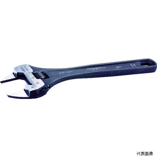 【特長】 ●ヨーロッパ産の鋼を使用し自社工場で一貫生産品です。 ●目盛付です。 ●薄口モデルです。(ジョー厚さ：2.5mm) ●口開き調整逆回しです。 【仕様】 ●全長(mm)：114 ●最大口開き(mm)：13 ●色：ブラック ●口開き(...