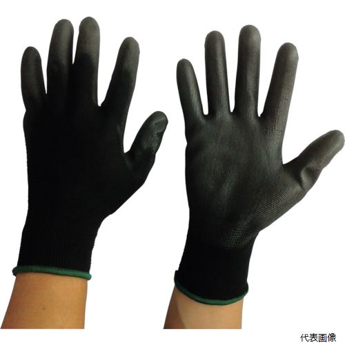 【特長】 ●指先までぴったりフィットし、繊細な作業に最適です。 ●背抜き加工でムレにくく、長時間の作業も快適です。 【仕様】 ●色：ブラック ●サイズ：M ●ゲージ数：13 ●全長(cm)：23.0 ●手のひら周り(cm)：18.5 ●中指...