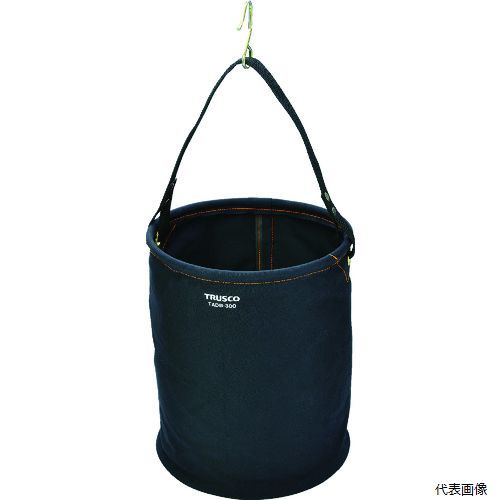 【特長】 ●日本製の高品質な縫製を施した電工バケツです。 ●防水加工布を使用しています。 ●底面にベニヤ板入りです。 【仕様】 ●色：ブラック ●径(mm)：φ300 ●高さ(mm)：350 ●奥行(mm)：300 ●幅(mm)：300 ●...