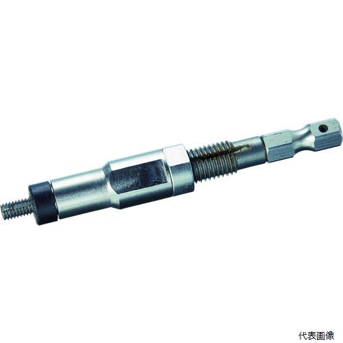 【特長】 ●アドバネクス製タングレスインサートを挿入する際に必要な専用工具です。 ●手動挿入の際は別途、六角ビット対応のハンドルをご用意下さい。 【用途】 ●タングレスインサートの挿入に。 【仕様】 ●使用ボルトねじ：M3×0.5 ●ねじ径...