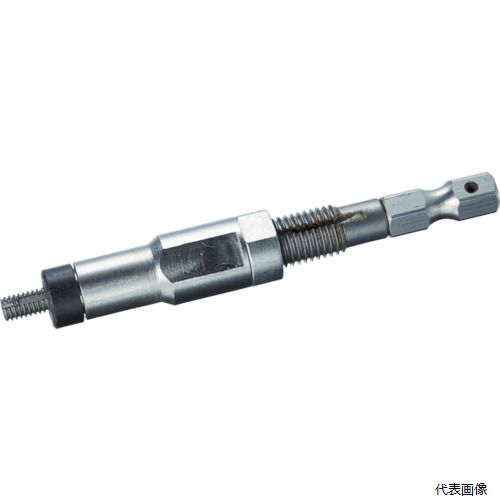 【特長】 ●アドバネクス製タングレスインサートを挿入する際に必要な専用工具です。 ●手動挿入の際は別途、六角ビット対応のハンドルをご用意下さい。 【用途】 ●タングレスインサートの挿入に。 【仕様】 ●使用ボルトねじ：M6×1 ●ねじ径×ピ...
