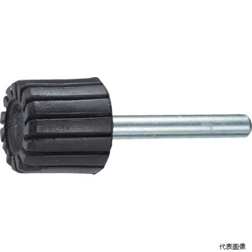 【特長】 ●バリ取りなど細研磨に最適です。 【用途】 ●使用工具：マイクログラインダー。 【仕様】 ●外径(mm)：22.1 ●幅(mm)：20 ●最高使用回転数(rpm)：18000 ●軸径(mm)：6 ●軸長(mm)：42 【注意】 ●...