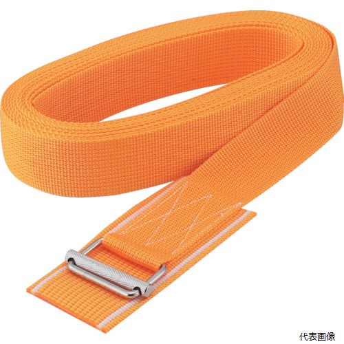 【特長】 ●スライドバックル、エンドレスタイプのベルトです。 ●焼却廃棄の際もダイオキシンなどを出さず、環境に優しい商品です。 【用途】 ●荷崩れ防止。 ●パイプなどの結束。 ●棚などの荷物の落下防止。 【仕様】 ●色：黄 ●幅(mm)：2...