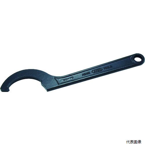 【特長】 ●丸ナットおよび軸受用ナットの取り付け、取り外し作業に最適です。 ●表面は、カチオン電着塗装で強力な防錆効果があります。 ●頭部の引掛部分は鍛造後フライス加工を施し、平行度等精度が高く、非常に安全に作業ができます。 【用途】 ●丸...