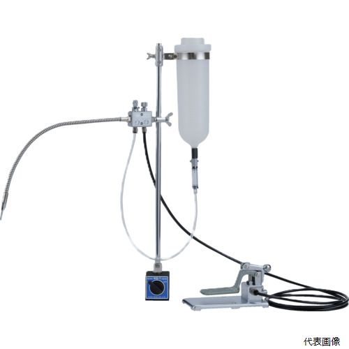 【特長】 ●セミドライタイプの給油冷却機です。 ●目に見えないほどのごく微量のオイルでも、液量チェッカーの滴下スピードで確認しながら給油できます。 ●液量のコントロールにより、セミドライ給油、ミスト給油、潤滑主体と用途に合わせて使い分けが可...