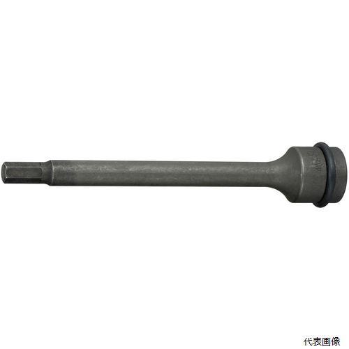 【特長】 ●インパクトレンチなどの動力工具用のソケットです。 ●仮締め専用です。 【用途】 ●六角穴付きボルト・ねじの締付け、緩め作業用。 【仕様】 ●差込角(mm)：12.7 ●対辺寸法(mm)：8 ●全長(mm)：150 ●適合ピン：P...