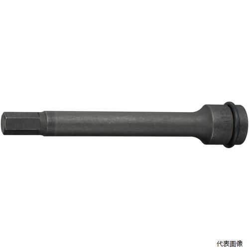 【特長】 ●インパクトレンチなどの動力工具用のソケットです。 ●仮締め専用です。 【用途】 ●六角穴付きボルト・ねじの締付け、緩め作業用。 【仕様】 ●差込角(mm)：12.7 ●対辺寸法(mm)：12 ●全長(mm)：150 ●適合ピン：...