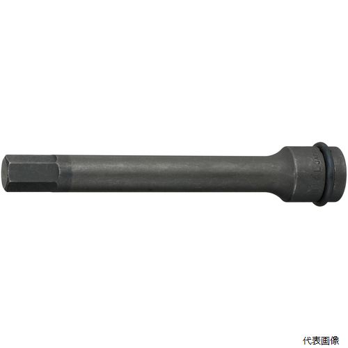 【特長】 ●インパクトレンチなどの動力工具用のソケットです。 ●仮締め専用です。 【用途】 ●六角穴付きボルト・ねじの締付け、緩め作業用。 【仕様】 ●差込角(mm)：12.7 ●対辺寸法(mm)：14 ●全長(mm)：150 ●適合ピン：...