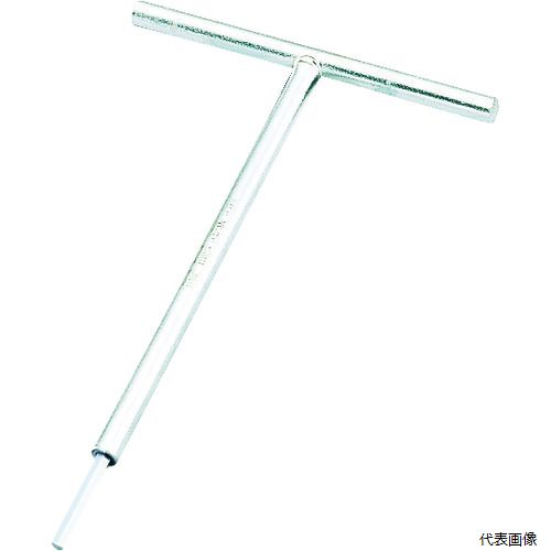 【特長】 ●全長が長いので奥まった狭い箇所の作業に最適です。 ●T形ハンドルタイプなので強力な締め付けが可能です。 【用途】 ●六角穴付ボルトの締め付け、緩め作業。 【仕様】 ●全長(mm)：250 ●全幅(mm)：160 ●対辺寸法(mm...