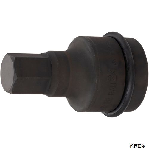 【特長】 ●インパクトレンチなどの動力工具用のソケットです。 【仕様】 ●差込角(mm)：25.4 ●対辺寸法(mm)：24 ●全長(mm)：90 ●適合ピン：PIN5544S(対辺17〜32mm)、PIN5550S(対辺36mm) ●適合...