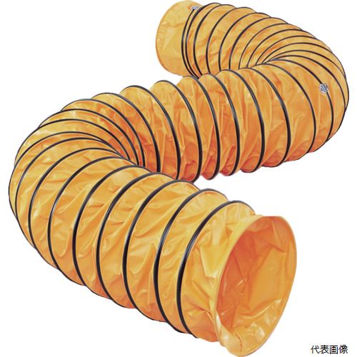 【特長】 ●硬鋼線の採用と強力なシーリングにより、復元力がありつぶれにくく丈夫です。 ●ダクトが5メートル以上必要な場合は、ダクトにダクトを接続してご使用いただけます。 ●伸ばした状態でも吊り金具が一定の並びを保ちます。 ●ダクト径(mm)...
