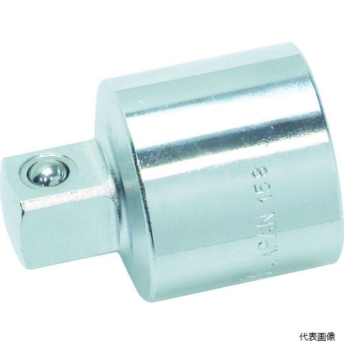 【特長】 ●差込角の異なるソケットとハンドルを接続するアダプターです。 【仕様】 ●差込角凹(mm)：19.0 ●差込角凸(mm)：12.7 ●全長(mm)：46.0 【材質／仕上】 ●構造用鋼 【入数】 ●1個 他のサイズはこちら 在庫の...