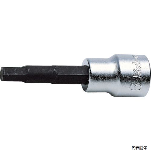 【特長】 ●ヘックスビットソケットです。 【仕様】 ●差込角(mm)：9.5 ●対辺寸法(mm)：14 ●全長(mm)：62 【材質／仕上】 ●クロムモリブデン鋼 【入数】 ●1個 他のサイズはこちら 在庫のない商品は検索に表示されない場合...