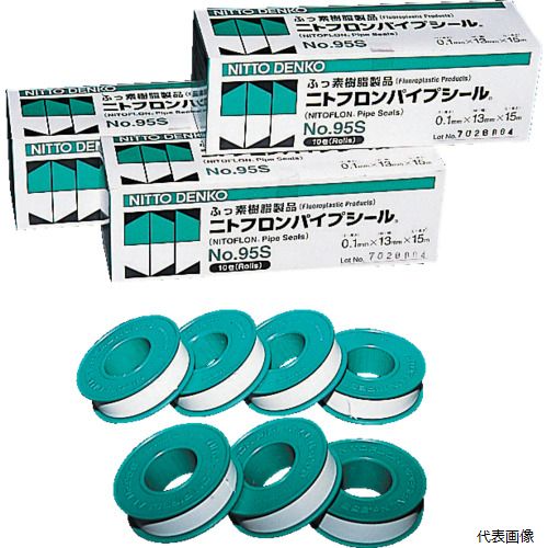 【特長】 ●ねじ・継手に巻きつけるだけで簡単にシールできます。 ●ねじ込み・取り外しが簡単にできます。 【用途】 ●あらゆる流体用配管の継手ねじ部のシールなどに。 【仕様】 ●色：ホワイト ●幅(mm)：13 ●長さ(m)：15 ●厚さ(m...