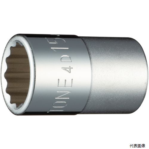 【特長】 ●スタンダードタイプで、対辺12角形状です。 ●重工業整備まで必要なツールを取りそろえています。 ●12角は6角よりも、ボルト頭やナットに対して2倍差し込みやすく作業効率がアップします。 【仕様】 ●差込角(mm)：12.7 ●対...