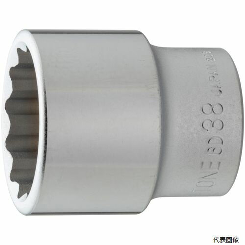 【特長】 ●スタンダードタイプで、対辺12角形状です。 ●重工業整備まで必要なツールを取りそろえています。 ●12角は6角よりも、ボルト頭やナットに対して2倍差し込みやすく作業効率がアップします。 【仕様】 ●差込角(mm)：19.0 ●対...