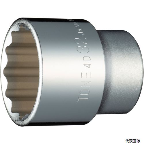 【特長】 ●スタンダードタイプで、対辺12角形状です。 ●重工業整備まで必要なツールを取りそろえています。 ●12角は6角よりも、ボルト頭やナットに対して2倍差し込みやすく作業効率がアップします。 【仕様】 ●差込角(mm)：12.7 ●対...