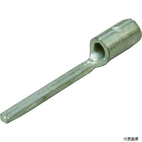 【特長】 ●接触面（舌部）が平らである裸ブレード端子です。 【用途】 ●軟鋼のより線、または単線の電線の接続に。 【仕様】 ●電線抱合範囲より線(［［MM2］］)：0.3〜0.75 ●電線抱合範囲AWG：22-18 ●外径寸法(mm)：1....