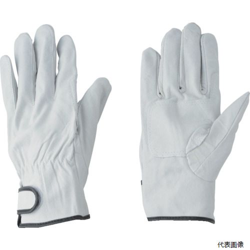 【特長】 ●摩耗に強く、軽量で柔軟性・通気性に優れています。 ●手のひらには豚革の当てが付いています。 ●袖口マジック式でフィット感に優れています。 【用途】 ●電工・機械・荷役・運送・園芸。 【仕様】 ●色：白 ●サイズ：LL ●全長(c...