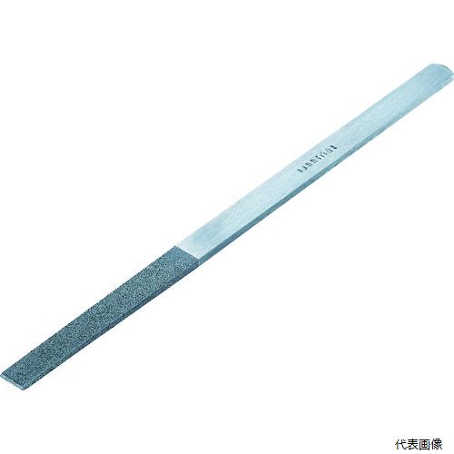 【特長】 ●ダイヤモンド砥粒をヤスリ台金に均一に分布させ、砥粒の鋭利な切れ刃を強固に保持して表面に突出させているため、最初の鋭い切れ味のまま長寿命を保ちます。 ●タイプ(精密用;仕上げ研削・修正・すり合わせなど、鉄工用：荒研削・剛性を要する...