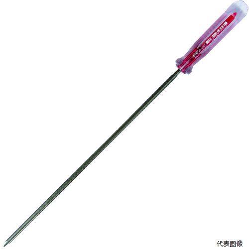 【特長】 ●カラフルなクリスタライン柄で、［［＋］］［［−］］で色分けしています。 ●狭い箇所のねじ締めに適した細軸タイプです。 【仕様】 ●刃先：［［＋］］1 ●軸長(mm)：200 ●全長(mm)：274 ●先端マグネット：入り ●全身...