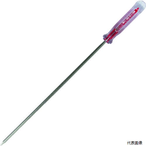 【特長】 ●カラフルなクリスタライン柄で、［［＋］］［［−］］で色分けしています。 ●狭い箇所のねじ締めに適した細軸タイプです。 【仕様】 ●刃先：［［＋］］2 ●軸長(mm)：200 ●全長(mm)：274 ●先端マグネット：入り ●全身...