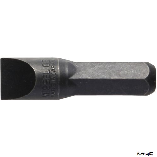 【特長】 ●インパクトドライバー（240001）用のビットです。 【仕様】 ●刃先：［［−］］10 ●六角対辺(mm)：8 ●全長(mm)：36 ●適合機種：240001 ●硬さ：E ●硬度：E 【材質／仕上】 ●軸：特殊鋼 【入数】 ●1...