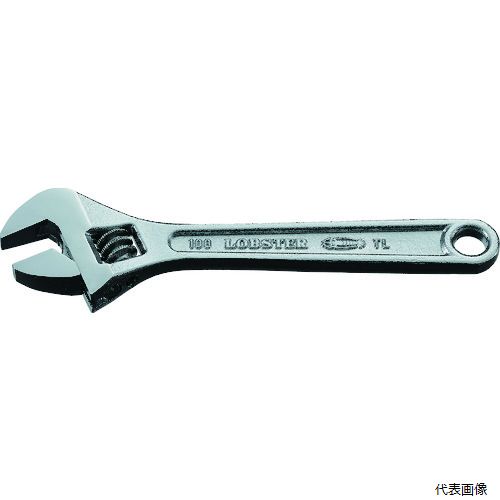 【特長】 ●発売から90年以上の超ロングセラー、強力型モンキーレンチです。 ●1本で複数サイズのボルトやナットに対応できます。 【用途】 ●ボルトやナットの締め付けや緩めに使用します。 【仕様】 ●全長(mm)：110 ●最大口開き(mm)...