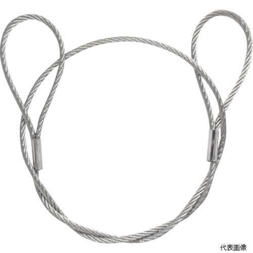 【特長】 ●両端アイ加工済みなので、すぐに使用できます。 ●細くても強度があり目立ちません。 ●スリーブもステンレスのため錆びにくく屋外での使用、錆を嫌う場所での使用に最適です。 ●オールステンのため異種金属による錆びが生じにくいです。 【...