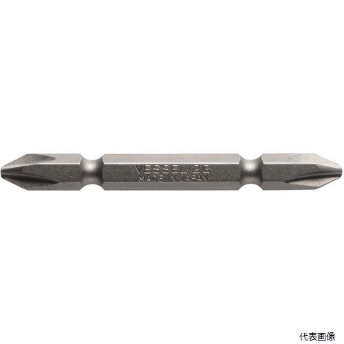 【特長】 ●大量ロット生産で品質の安定と低コストを実現しています。 ●オリジナル特殊合金鋼を使用しています。 ●品質管理により、折れに強いビットとしてシビアで過酷な状況での作業が要求される産業界で長い実績があります。 ●片側が折れても反転さ...