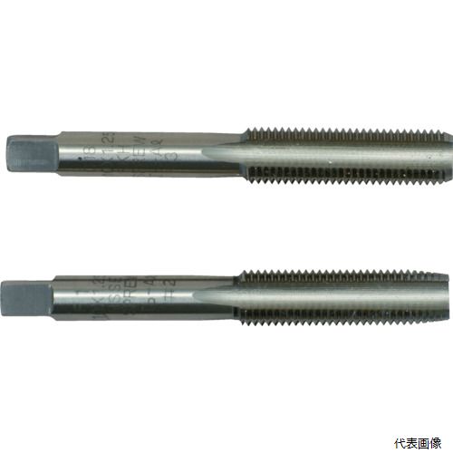 【特長】 ●通常のタップより、スプリューの線径分だけ大きいスプリュー専用タップです。 ●中、上、2本セットです。 【用途】 ●被削材：アルミなど軟質材。 【仕様】 ●精度：1b級 ●呼び寸法：M14 ●ねじ長さ(mm)：45 ●全長(mm)...